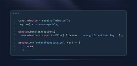Nodejs Logging Unhandledrejections Errorhandling Winstontips