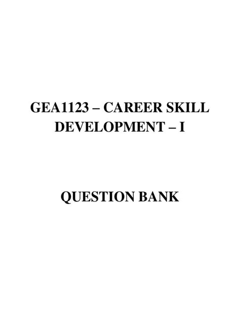 Csd 1 Question Bank Pdf Ratio Expense