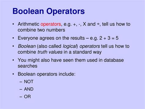 Boolean Logic In Todays Lesson We Will Look At Ppt Download