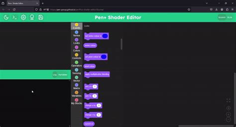 Penplus Shader Editor A Blockly Based Shader Editor