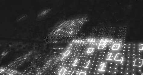 Binary Code Image Over Abstract Digital Background Stock Image Image Of People Analytics