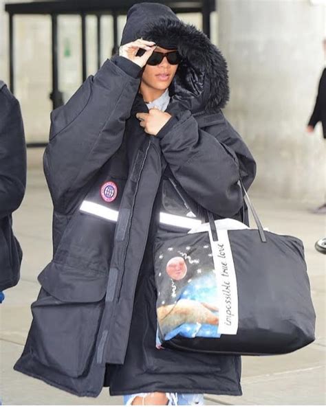 Splurge Rihannas Jfk Vetements Faux Fur Oversized Parka Fashion