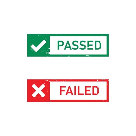 Pass Fail Vector Art Icons And Graphics For Free Download