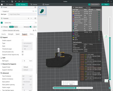 Hide Gcode Preview When Not In Use · Issue 869 · Softfeverorcaslicer