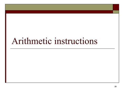 8086 instruction set ppt programming languages computing