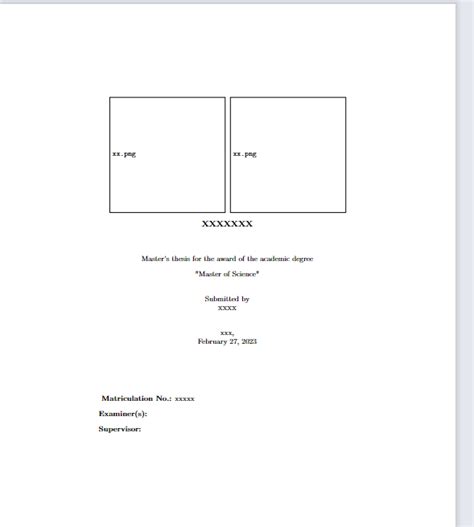 How To Insert Two Logos On The Upper Side Of The Title Page Tex
