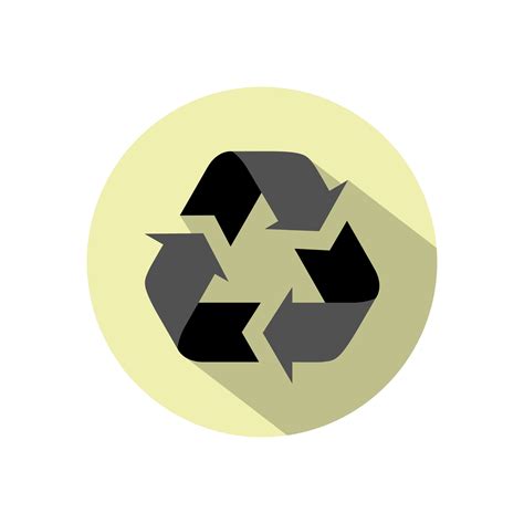 Reuse Recycle Icon Vector In Flat Style 33329020 Vector Art At Vecteezy