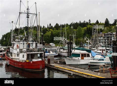 Duncan Vancouver Island British Columbia Canada Hi Res Stock