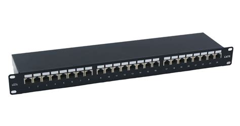 Buy Excel Port Cat Patch Panel U FTP Shielded Right Angled Comms Express