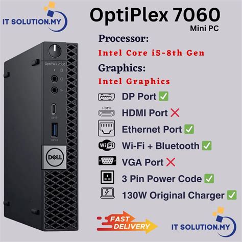 DELL OptiPlex Mini PC Intel Core I Th Gen GB GB SSD