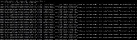 重置后重新加入k s集群报cni plugin not initialized解决方法 小柒博客