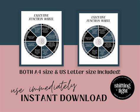 Executive Functions Workbook Printable Therapy Tools For Mental Health