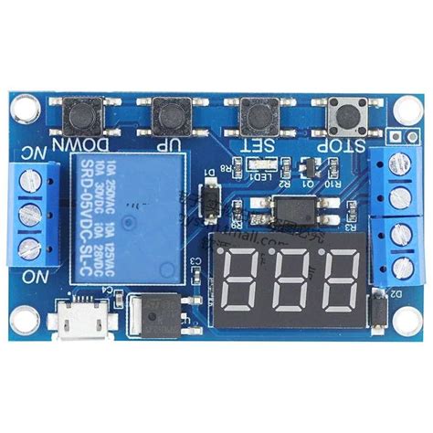 5v Micro Usb Led Automation Delay Timer Control Switch Relay Module