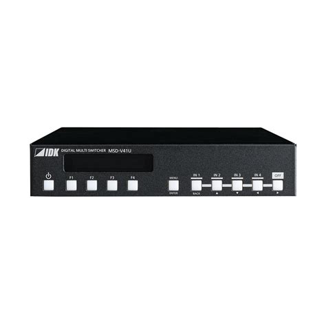 4k 60 digital multi switcher with 4 inputs and 1 output hdbaset output