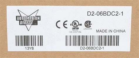 Directlogic I O Base 6 Slot Din Rail Or Panel Mount Pn D2 06bdc2 1 Automationdirect