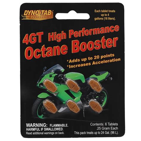Dyno Tab Octane Booster For Gasoline Bikes And Motorcycles Engines