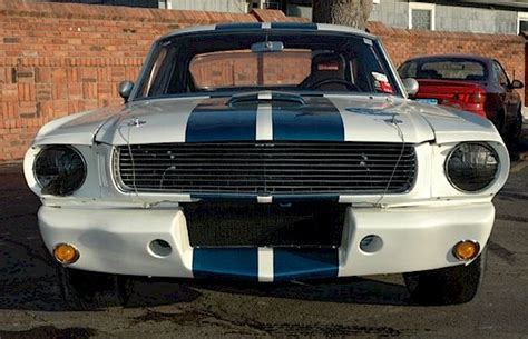 Wimbledon White 1965 Ford Mustang Shelby Gt 350 Race Fastback