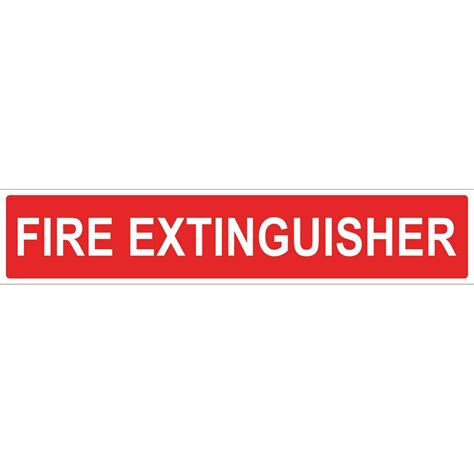 Fire Extinguisher Text