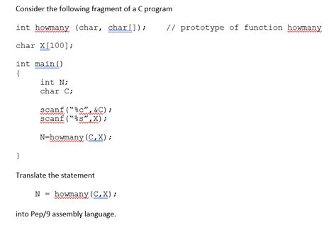 Solved Consider The Following Fragment Of A C Program Int Chegg