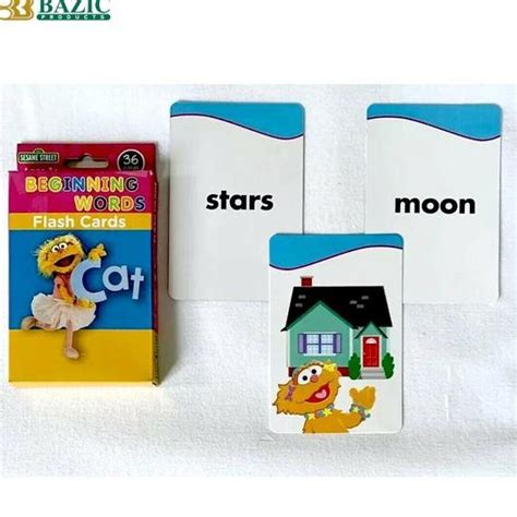 Jual Bazic Sesame Street Learning Cards Alphabet Numbers Colors