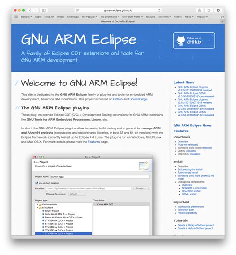 The GNU ARM Eclipse Project Has A New Look And A New Home At GitHub Tools Software And IDEs