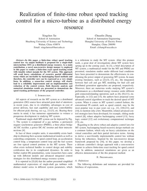 pdf realization of finite time robust speed tracking control for a