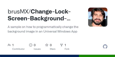 GitHub BrusMX Change Lock Screen Background Windows A Sample On How To Programmatically
