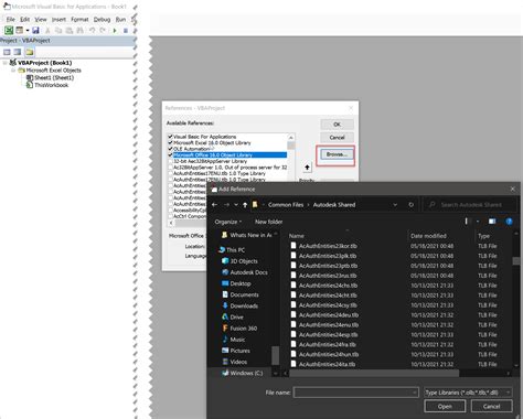 Unable To Find Acauthentities23enutlb For Autocad 2022 Vba References