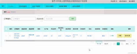 Java计算机毕业设计线上医药用品分销系统设计与实现（附源码、数据库）医药分销it解决方案 Csdn Csdn博客