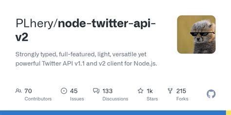Github Plhery Node Twitter Api V2 Strongly Typed Full Featured Light Versatile Yet