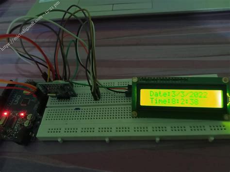 Interfacing Rtc Ds1307 At24c32 Eeprom I2c Lcd With Arduino