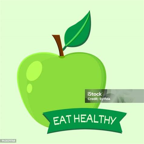 건강 한 먹는다 과일입니다 애플입니다 세트의 한 페이지입니다 벡터 일러스트 레이 션 건강한 생활방식에 대한 스톡 벡터 아트 및 기타 이미지 건강한 생활방식 건강한