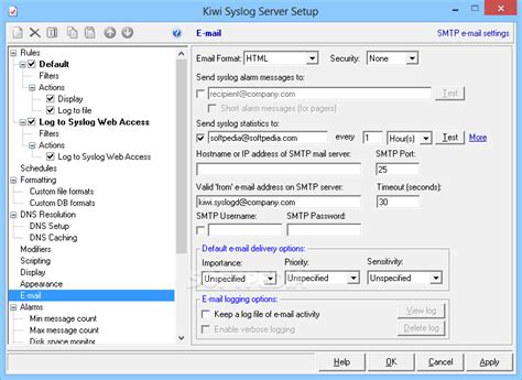 Download Kiwi Syslog Server 950