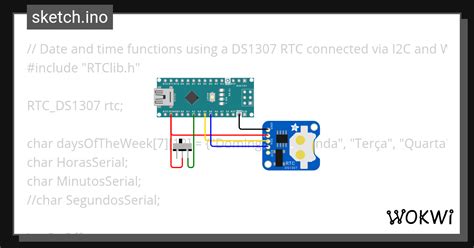 Arduino Nano Rtc Ds1307 Test 3 0 Wokwi Esp32 Stm32 Arduino Simulator