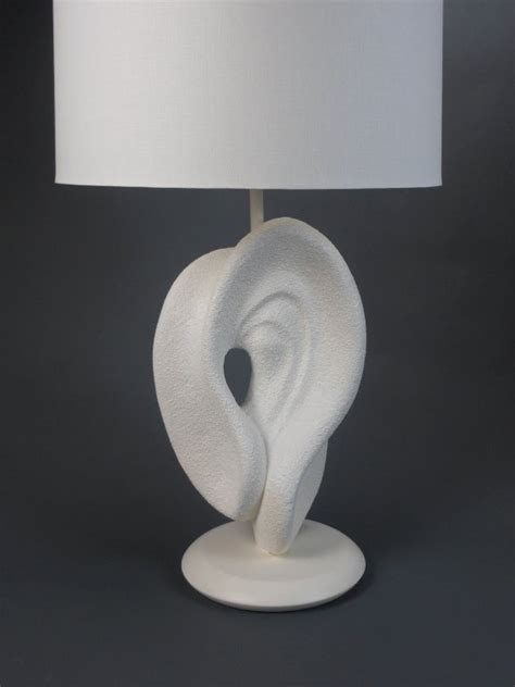 A Pair Of Biomorphic Form Ceramic Lamps At 1stdibs
