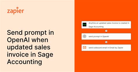 Anytime An Updated Sales Invoice Is Created In Sage Accounting Send Prompt In Openai And Send