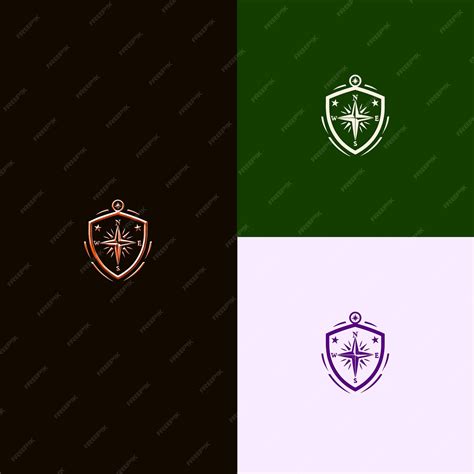 Two Different Logos Of Different Colors And One With A Green Background