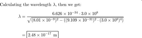 Determine The Lorentz Factor Gamma And De Broglie S Wavel Quizlet