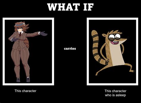 What If Jane Carried Rigby In His Sleep By Sonicmanv2 On Deviantart