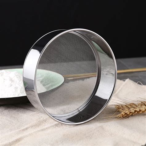 초미세 15cm 60 메쉬 밀가루 체 메쉬 스테인레스 스틸 밀가루 체 여과기 분말 쌀 체 베이킹 도구 주방 액세서리 작은 체 And 셰이커 Aliexpress