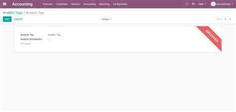 Issue With Archived Analytic Tags Issue Odoo Odoo GitHub
