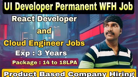 Front End Developer Permanent Work From Home Job 2023 Luckytechzone Youtube