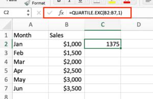 How To Use The Quartile Function In Excel Complete Tutorial