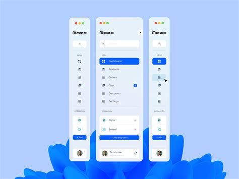 Sidebar Ui Exploration By Nika Khidesheli On Dribbble