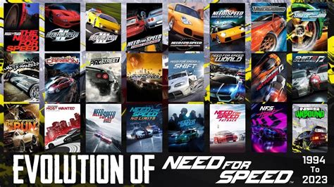 Evolution of Need for Speed Games 1994-2023 - YouTube