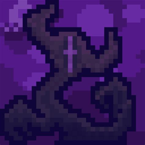 Pixel Art A Day 1 Shadow Monster By Savant On Deviantart