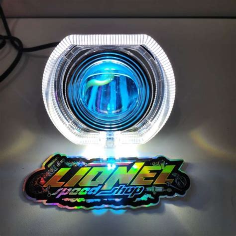 Promo Lampu Projie Biled Led X Case Cut Off 4 5 Inch 45 Watt Dekat Putih Jauh Kuning Plus Shroud