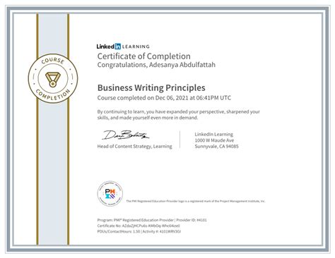 adesanya abdulfattah on linkedin certificate of completion