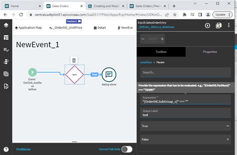 Application Studio Event Condition Syntax Kinetic ERP Epicor User Help Forum