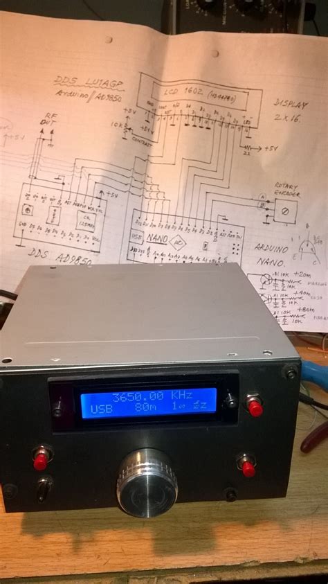 Lu1agp Bienvenidos Dds Multiuso Con Ad9850 Y Arduino Nano Arduino Controlled Dds